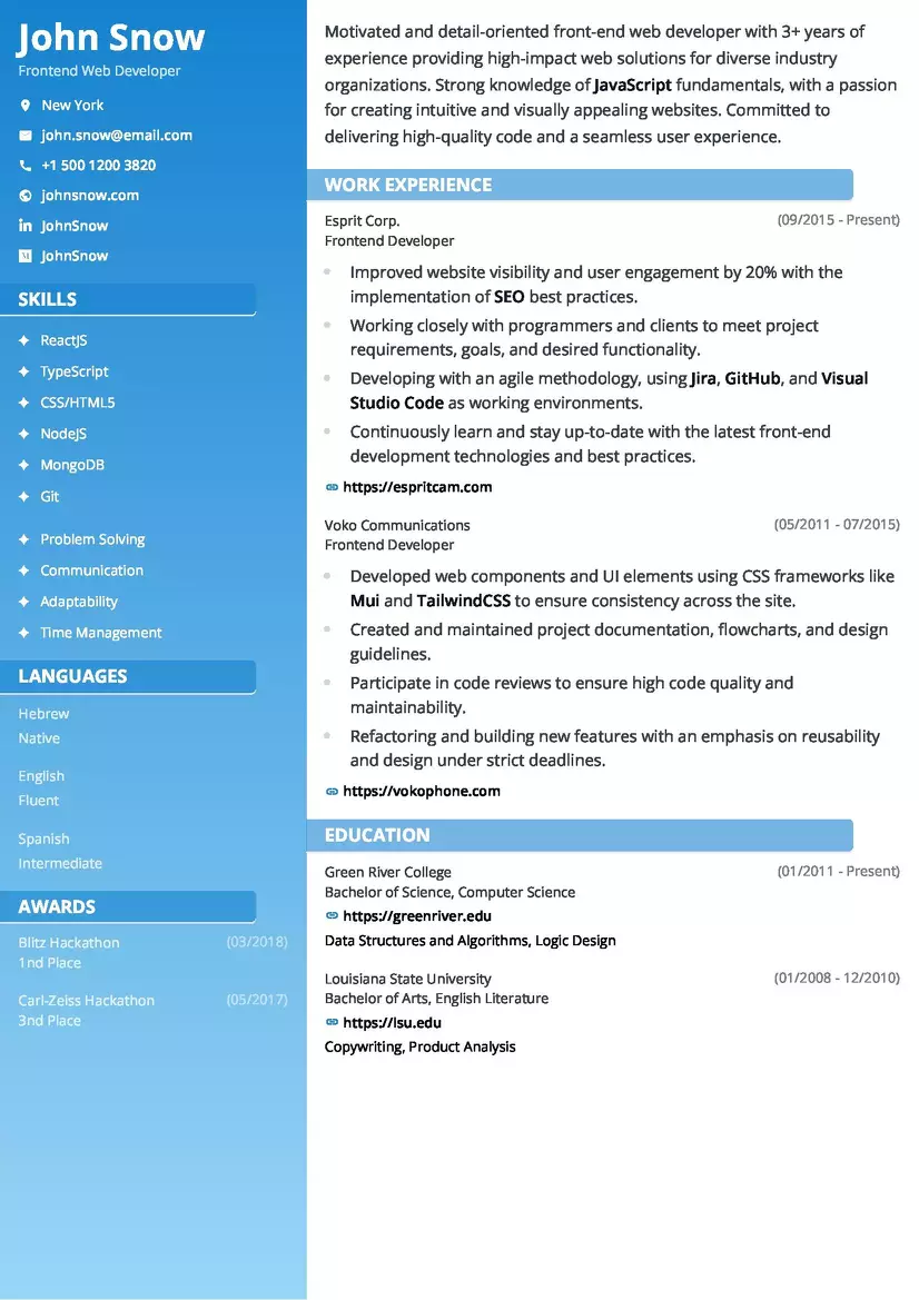 Tips-Driven CV Builder Guided By The Experts | TivlotCV